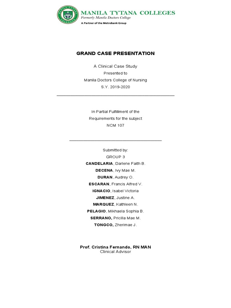 Grand Case Presentation | PDF | Preterm Birth | Pregnancy