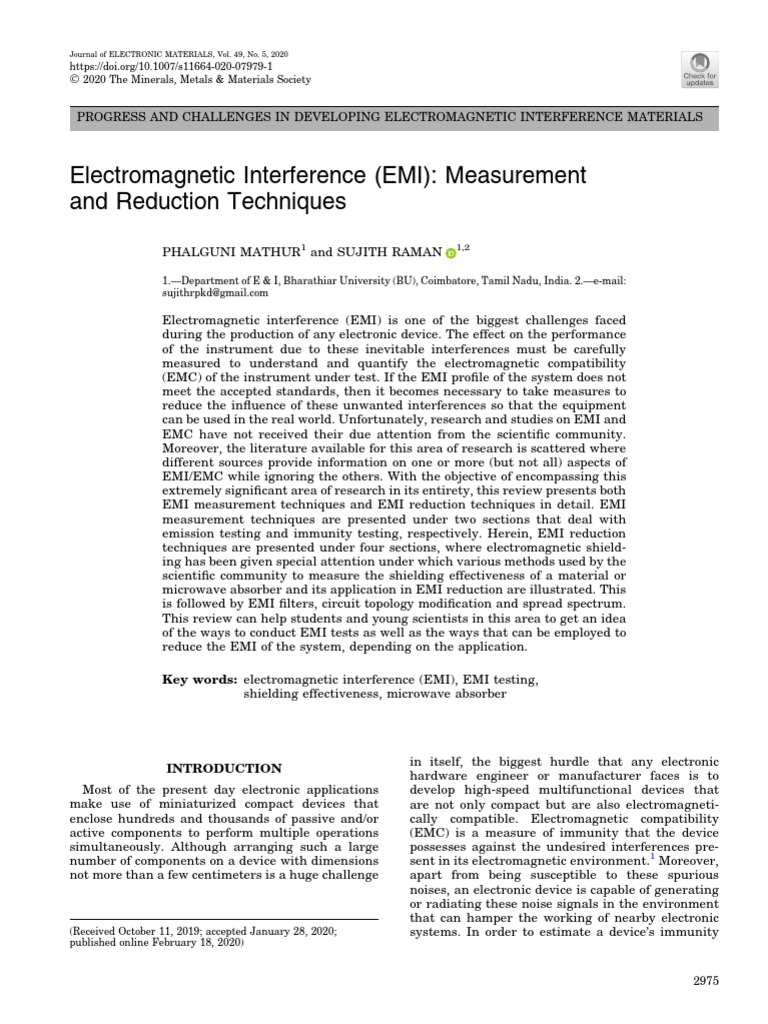 EMI EMC Reduction Techniques | Download Free PDF | Electromagnetic Interference ...