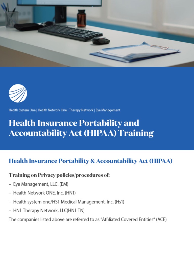 HIPAA-Training 2022 | PDF | Health Insurance Portability And Accountability Act | Password