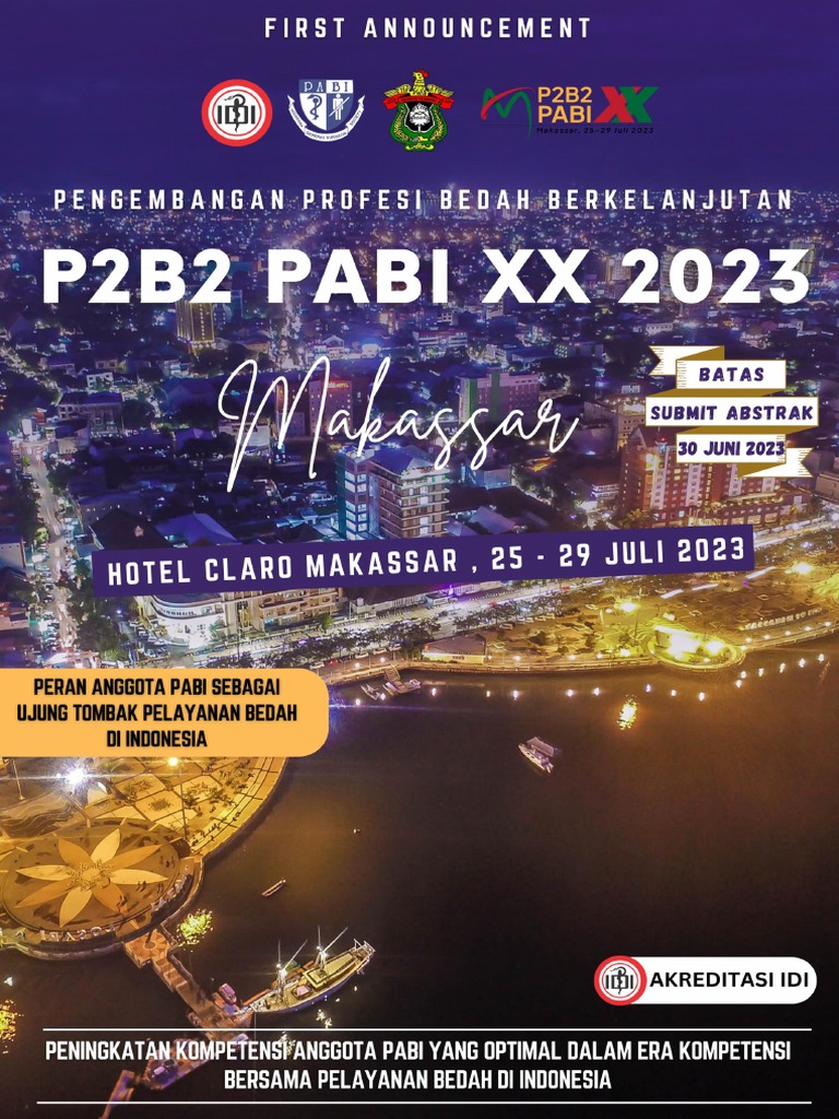 DRAFT FIRST ANNOUNCEMENT PABI 2023 27 Des | PDF