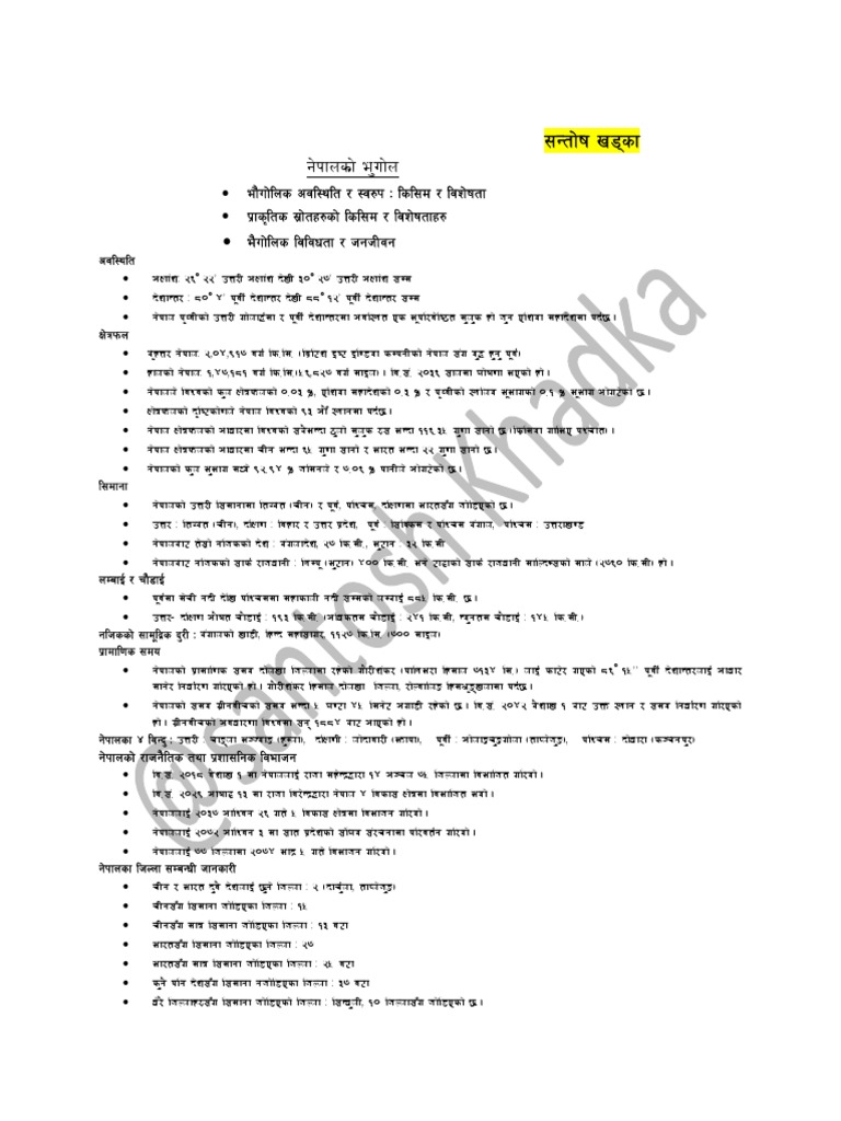 Nepal's Geography: An Overview of the Country's Diverse Terrain ...