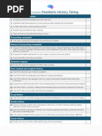 Paediatric History OSCE Checklist Geeky Medics | PDF | Caregiver ...