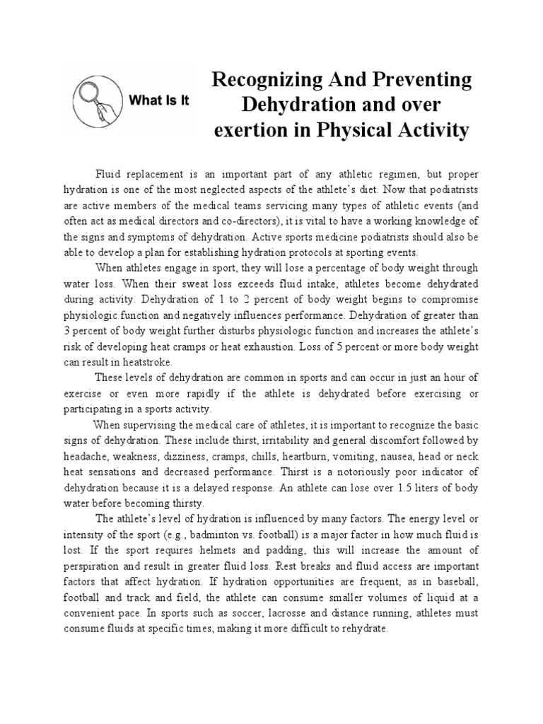Lesson 555 | PDF | Dehydration | Drinking