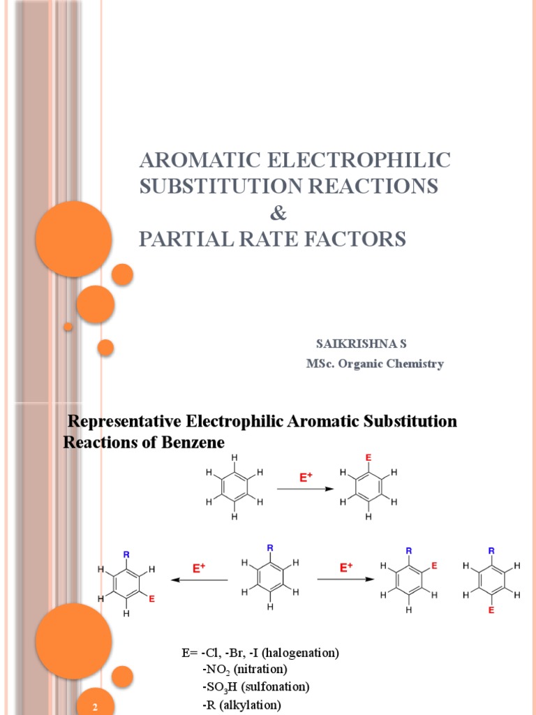 Electrophilic Aromatic Substitution Overview | PDF | Aromaticity ...