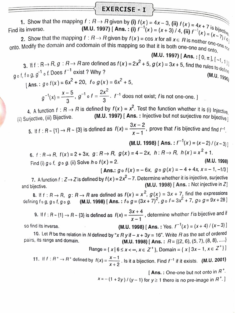 Functions Pdf Analysis Mathematics