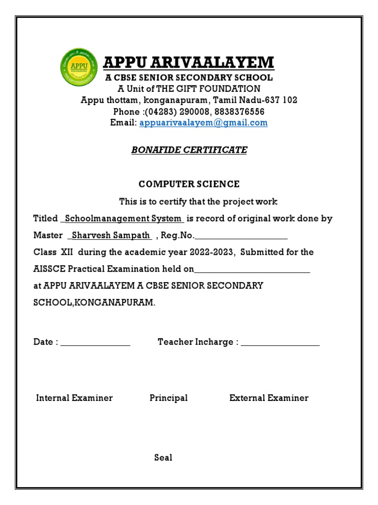 NEW Main Page For Pratical CS-F | PDF