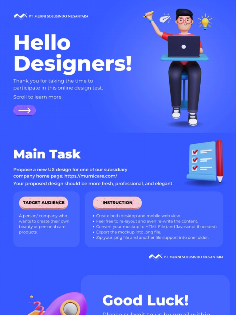 Skill Assessment Test - UI UX Designers - 1b | PDF