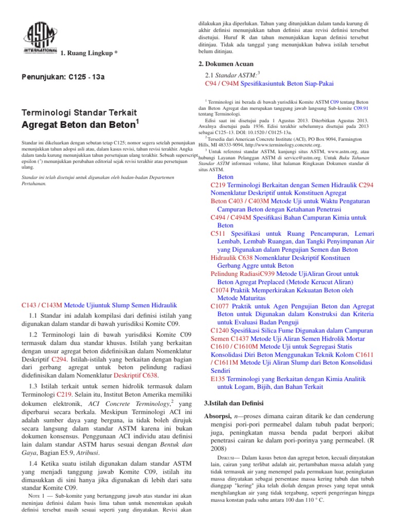 Salinan Terjemahan Designation - C125 - 13a - Standard - Terminolog | PDF