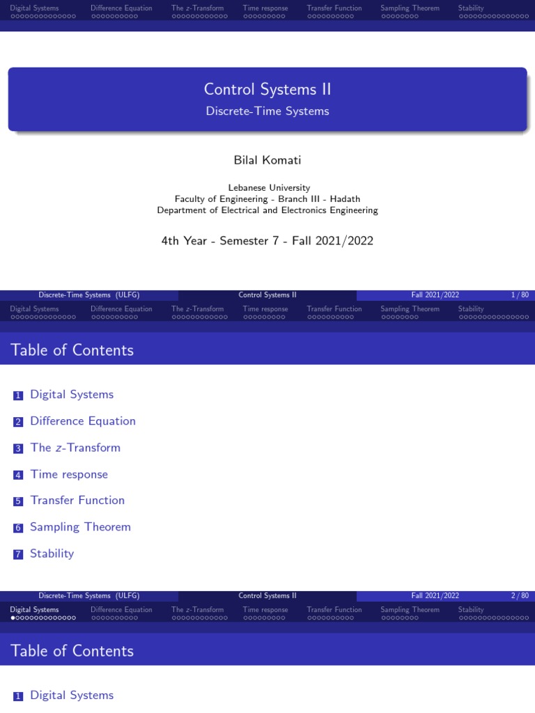 Chapter2 Handout | PDF | Sampling (Signal Processing) | Discrete Time And Continuous Time