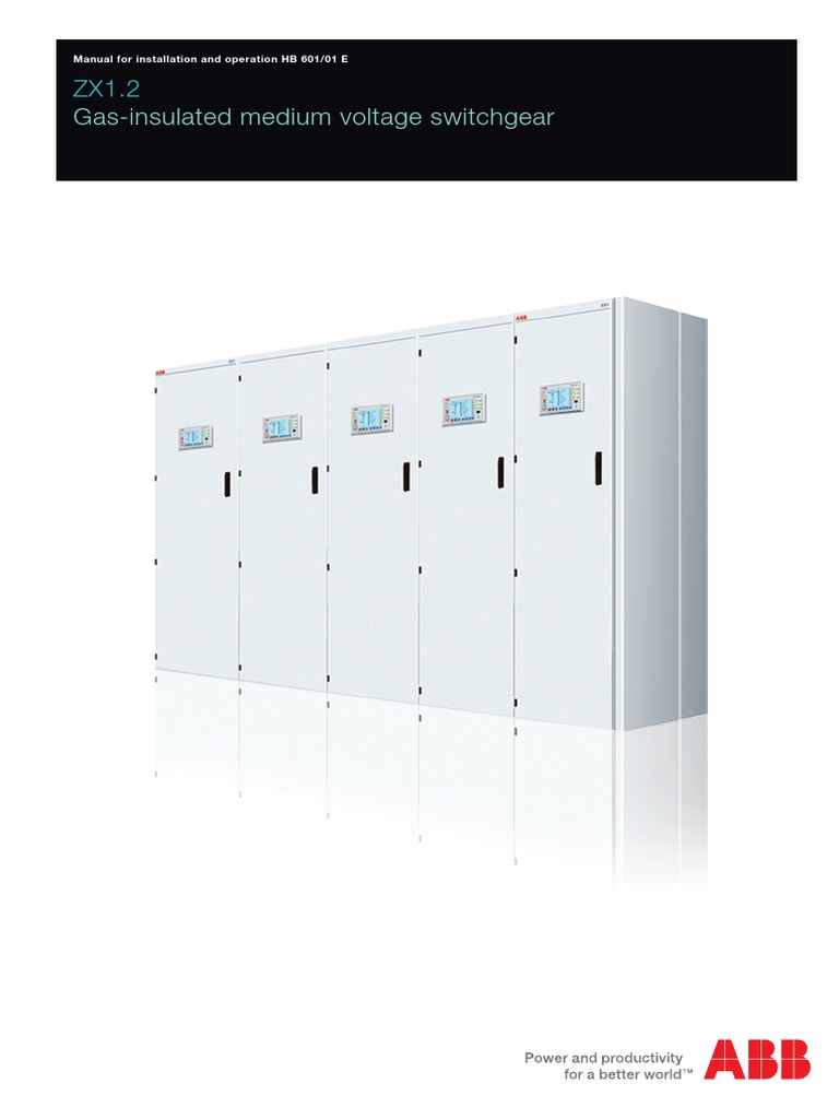 Gas-Insulated Medium Voltage Switchgear: Manual For Installation and ...