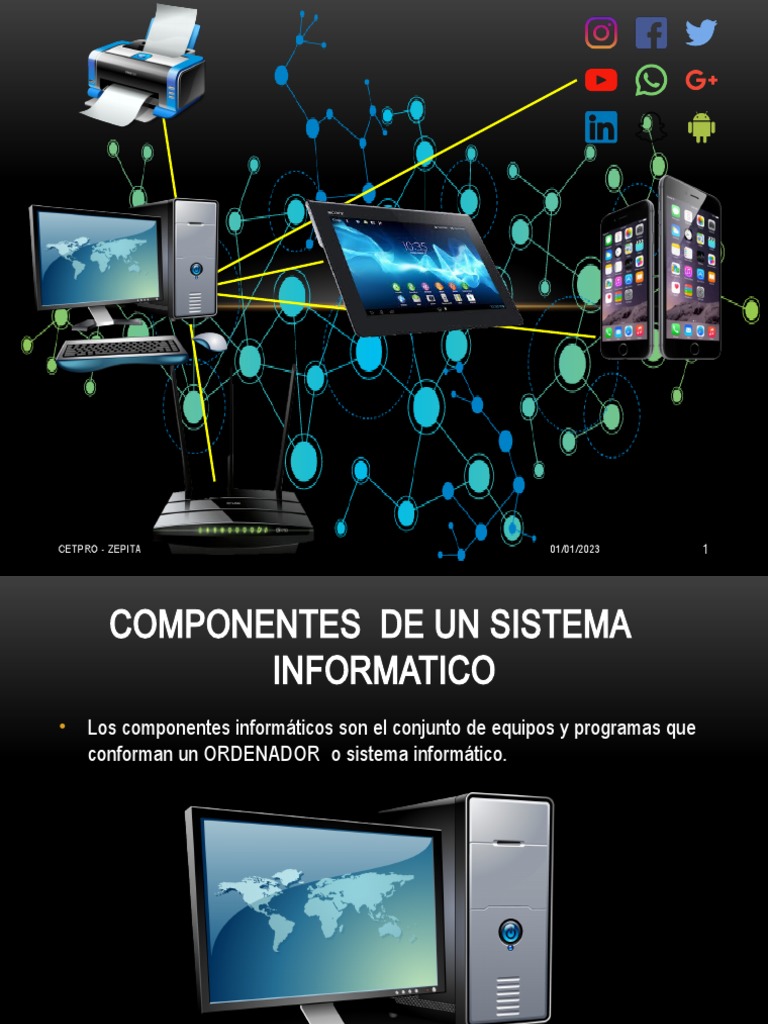 Componentes De Un Sistema Informatico Evaluacion Pdf