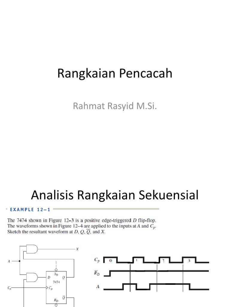 BAB 12. Rangkaian Pencacah | PDF