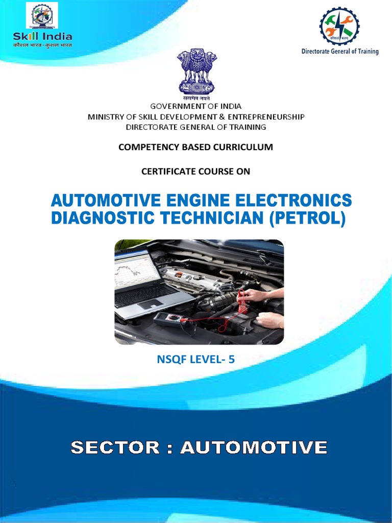 Automotive Engine ED Technician (Petrol) - STC - NSQF-5 | PDF | Fuse ...