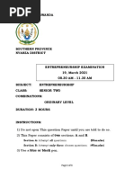 Marking Guide: National Exam Math 2023 | PDF | Discrete Mathematics ...