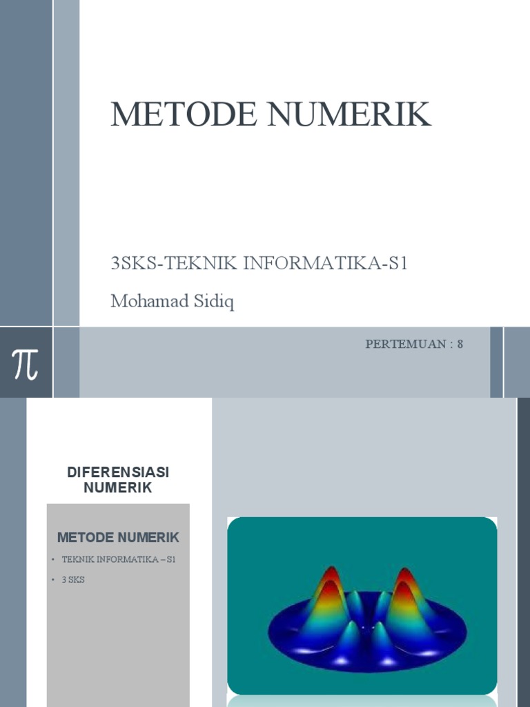 15-Metode Numerik | PDF