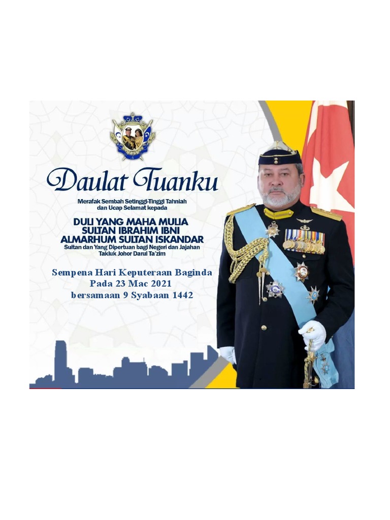 Hari Keputeraan Sultan Johor | PDF