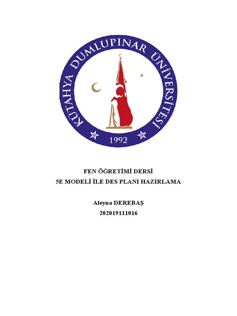 5e Öğretim Modeliyle Ders Planı | PDF