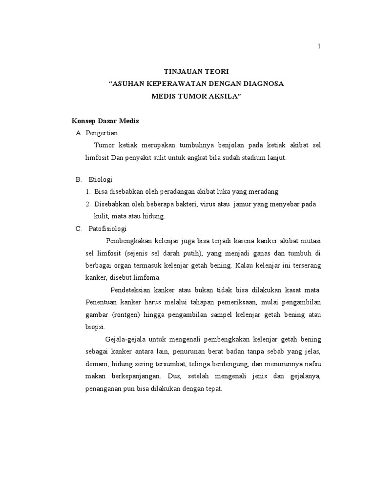 LP Tumor Axilla | PDF