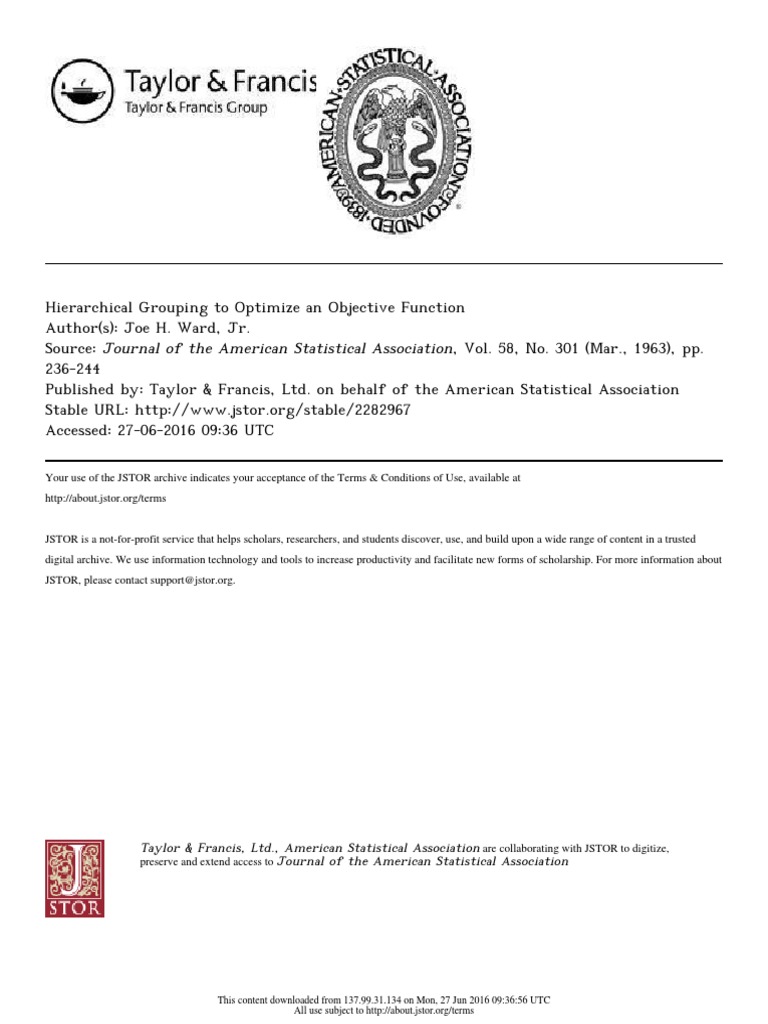 Wardova Metoda Od Warda | Download Free PDF | Loss Function | Mathematical Optimization