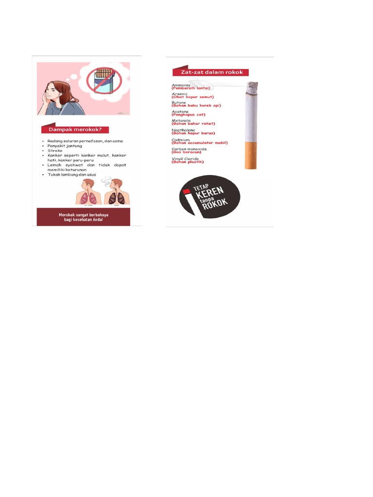 Leaflet Rokok 1 | PDF