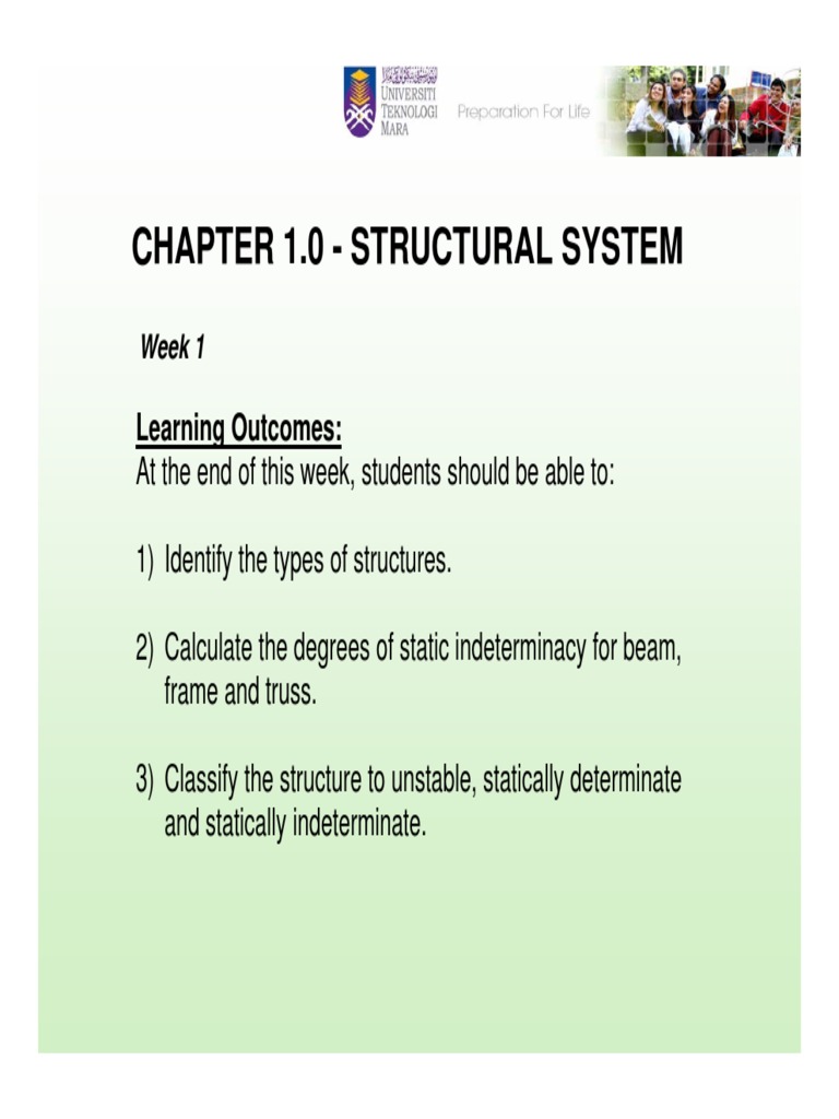 Week 1 - Structural System | PDF | Structural Analysis | Truss