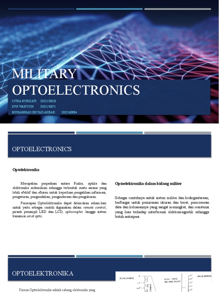 968 Ppt Optik Military Optoelectronics Pdf