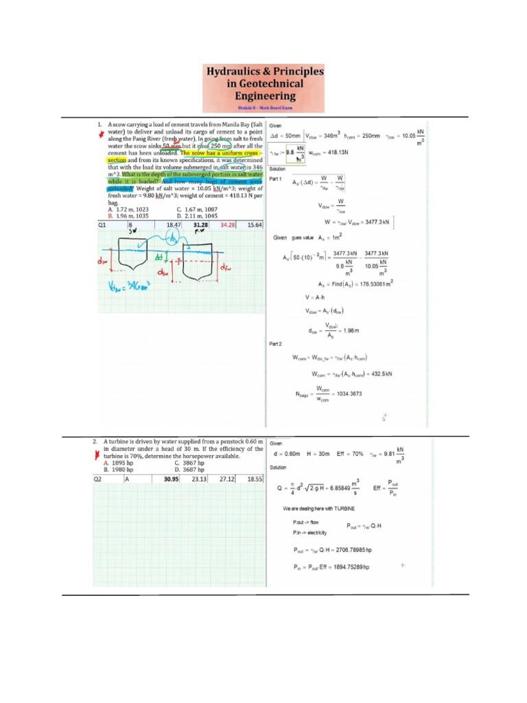 HPGE Final Preboard Solutions | PDF