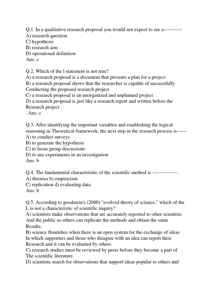 BRM MCQ 02 | Download Free PDF | Type I And Type Ii Errors | Hypothesis