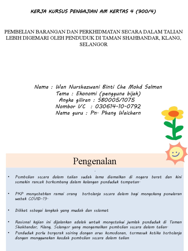 Slaid Pembentangan KK PWPT | PDF