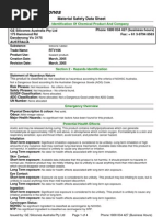 MSDS-Windex Glass Cleaner - 131017 | PDF | Dangerous Goods | Safety