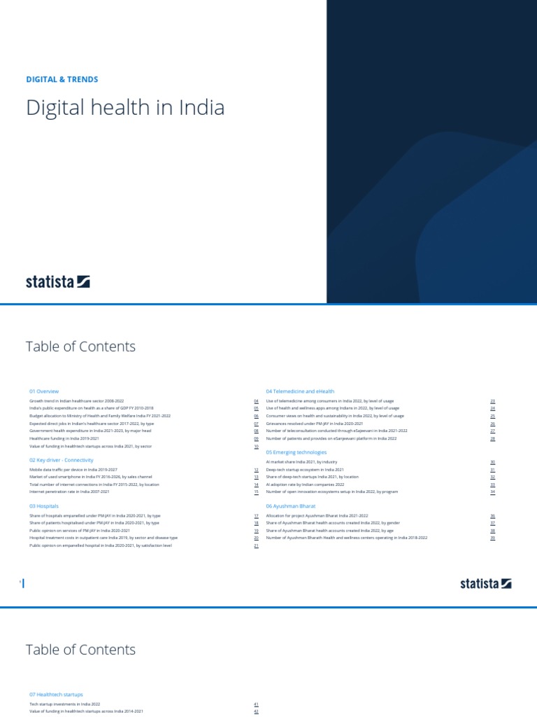 Study Id82560 Digital Health in India | PDF | Public Services | Social ...