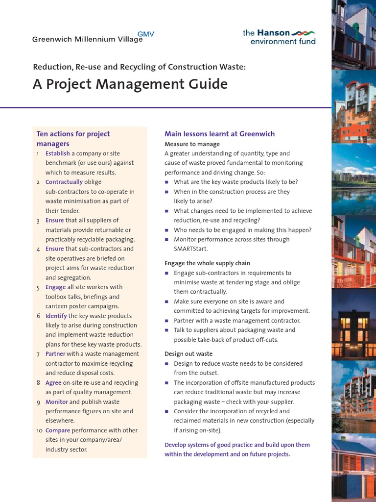 GMV Project Guide | PDF | Recycling | Waste Management