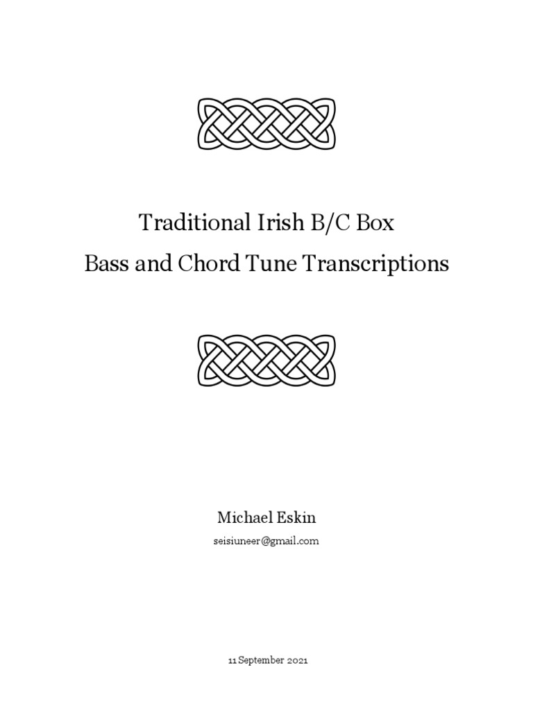 Michael Eskin BC Box Transcriptions | PDF | Chord (Music) | Performing Arts