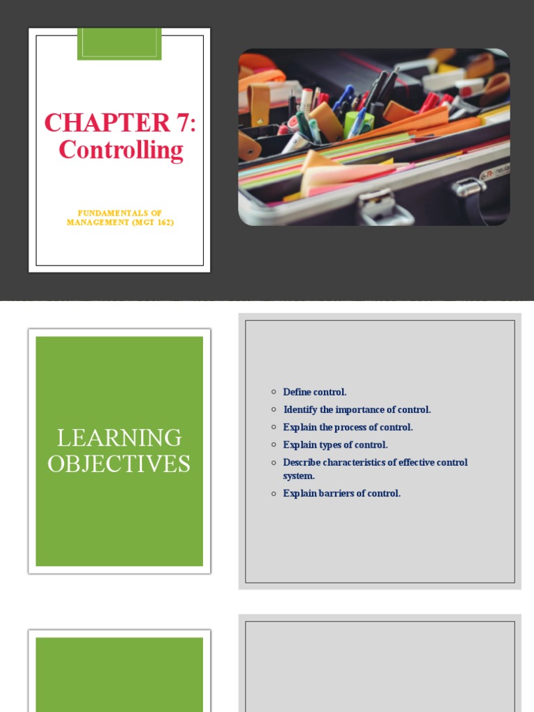 Chapter 7 - Controlling | PDF | Feedback | System