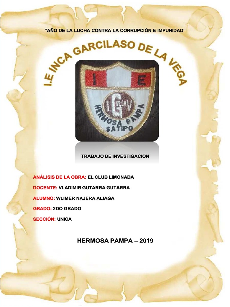 El Club Limonada | PDF | Escritura