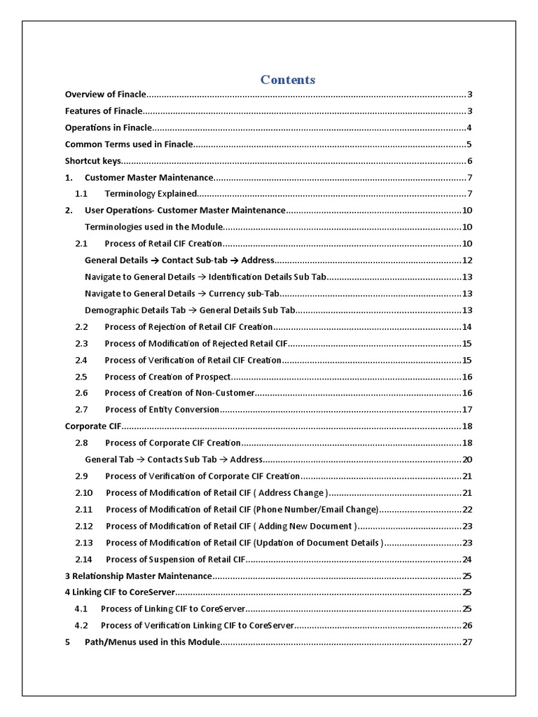 Finacle User Operations Guide | PDF | Banks | Economies