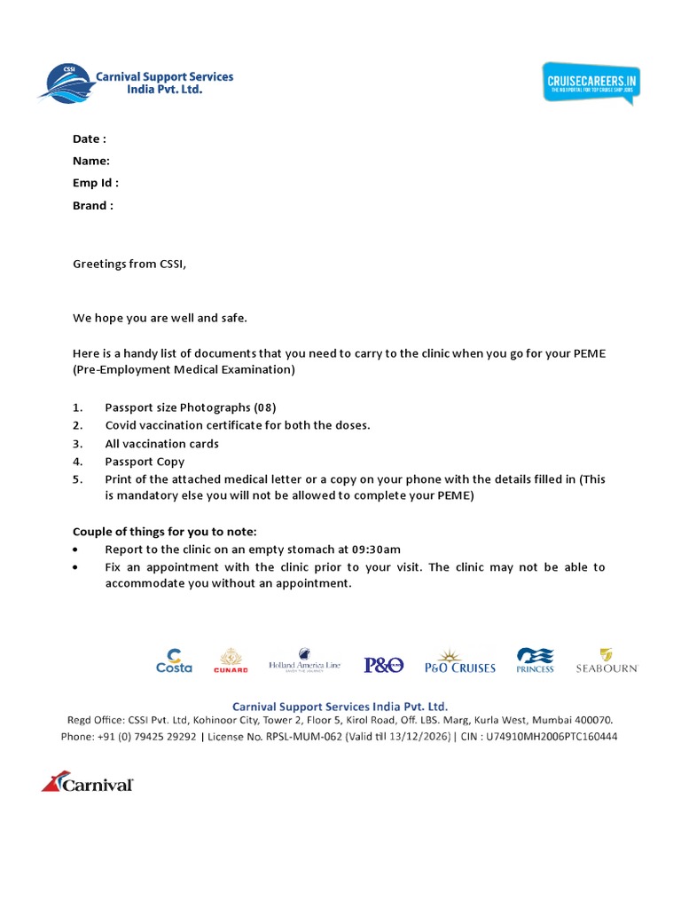 PEME Sample Letter Costa | PDF | Vaccination