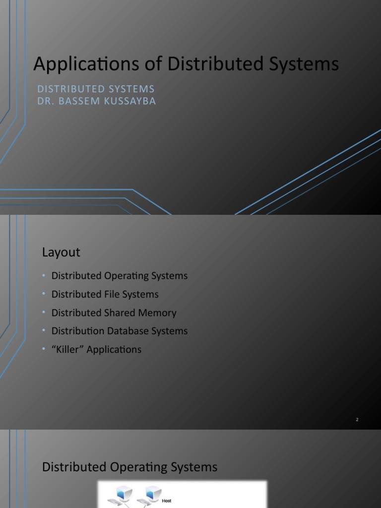 Distributed Systems Overview | PDF | Cache (Computing) | Operating System