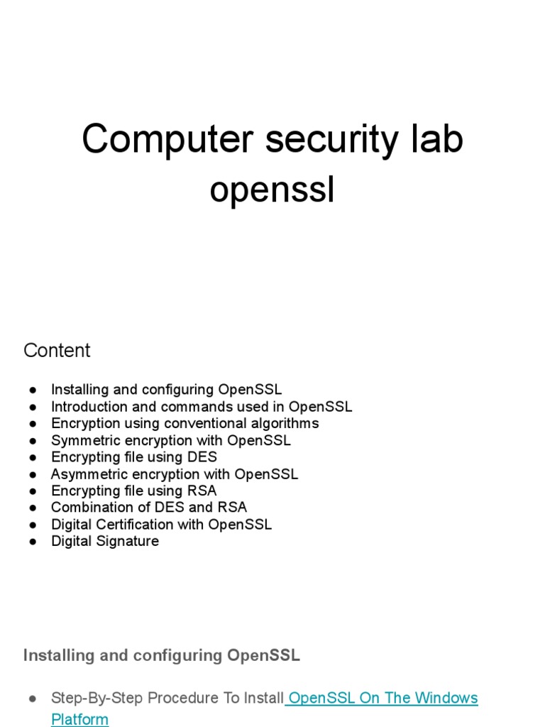 Computer Security-Lab-2 | PDF | Transport Layer Security | Cryptography Computer Security-Lab-2 | PDF | Transport Layer Security | Cryptography