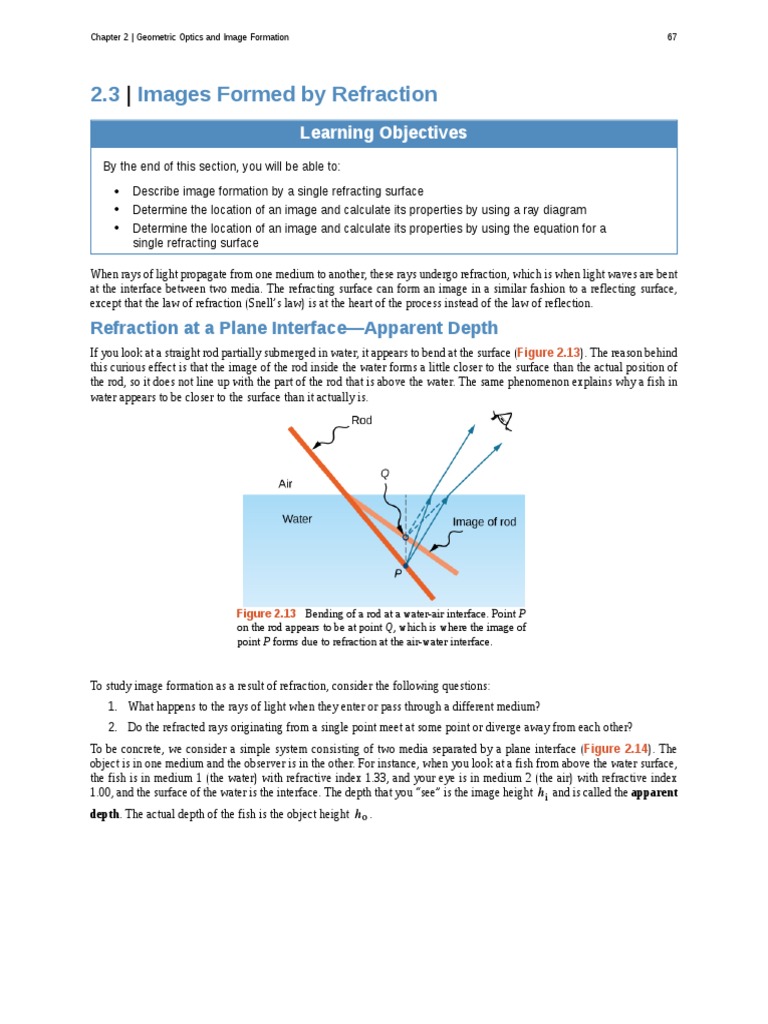 PG 67-70 | PDF | Refraction | Optics