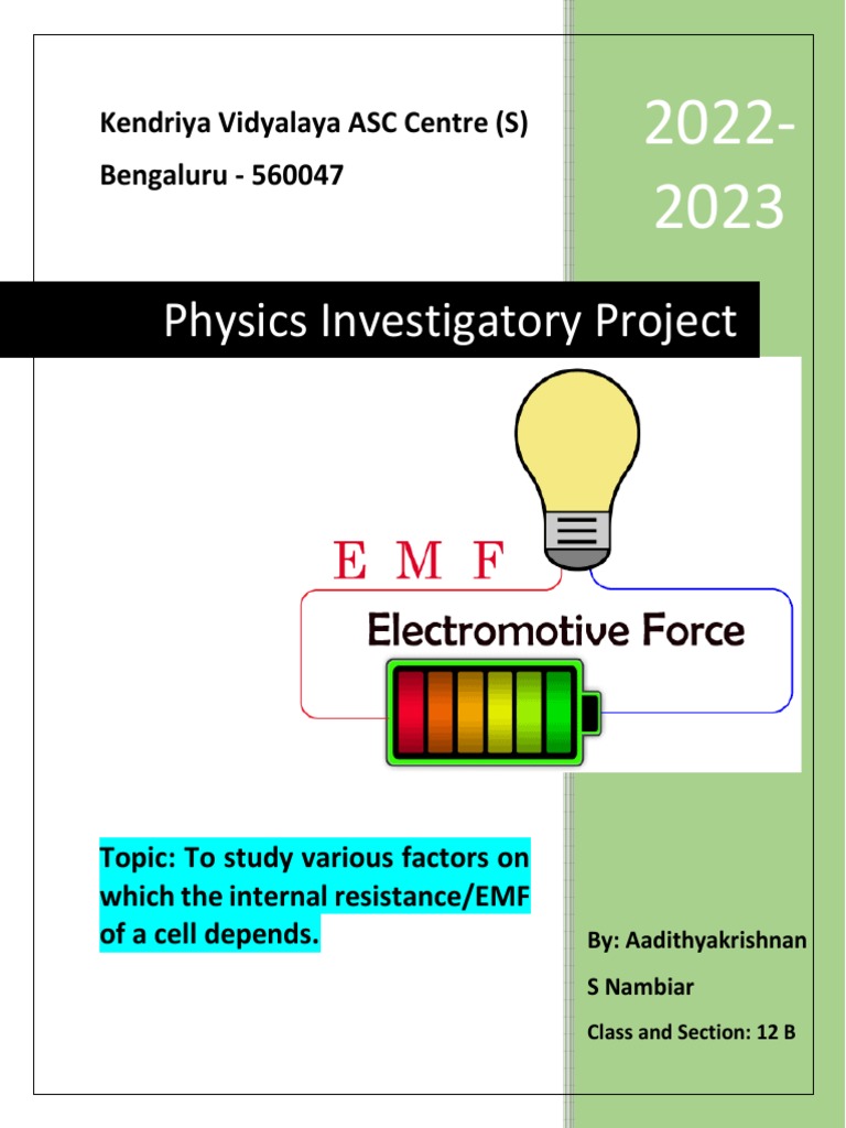 Phy Find EMF | Download Free PDF | Electrical Resistance And ...