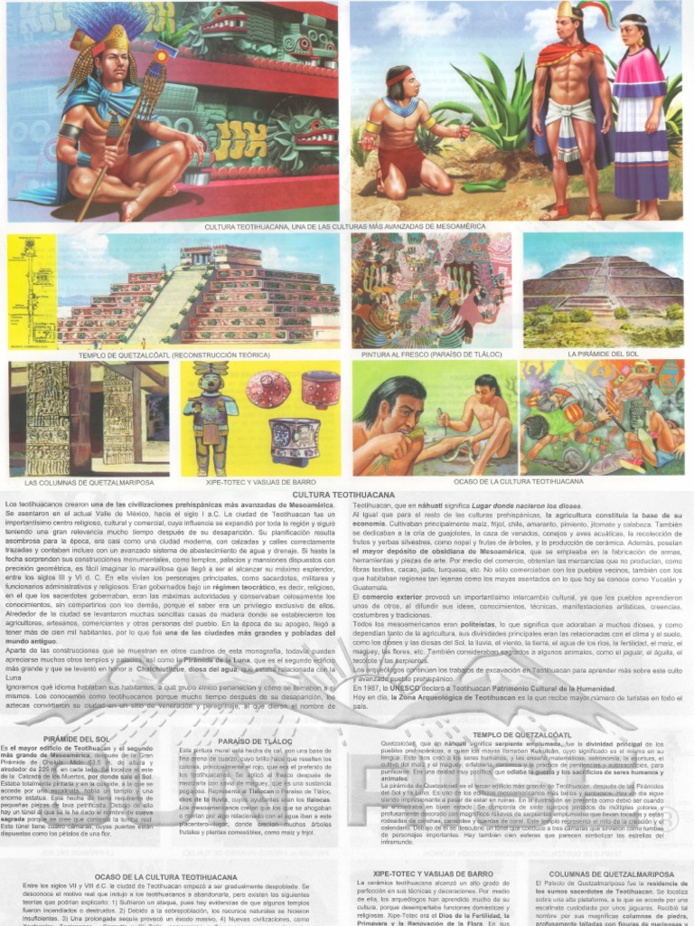 Cultura Teotihuacana | PDF