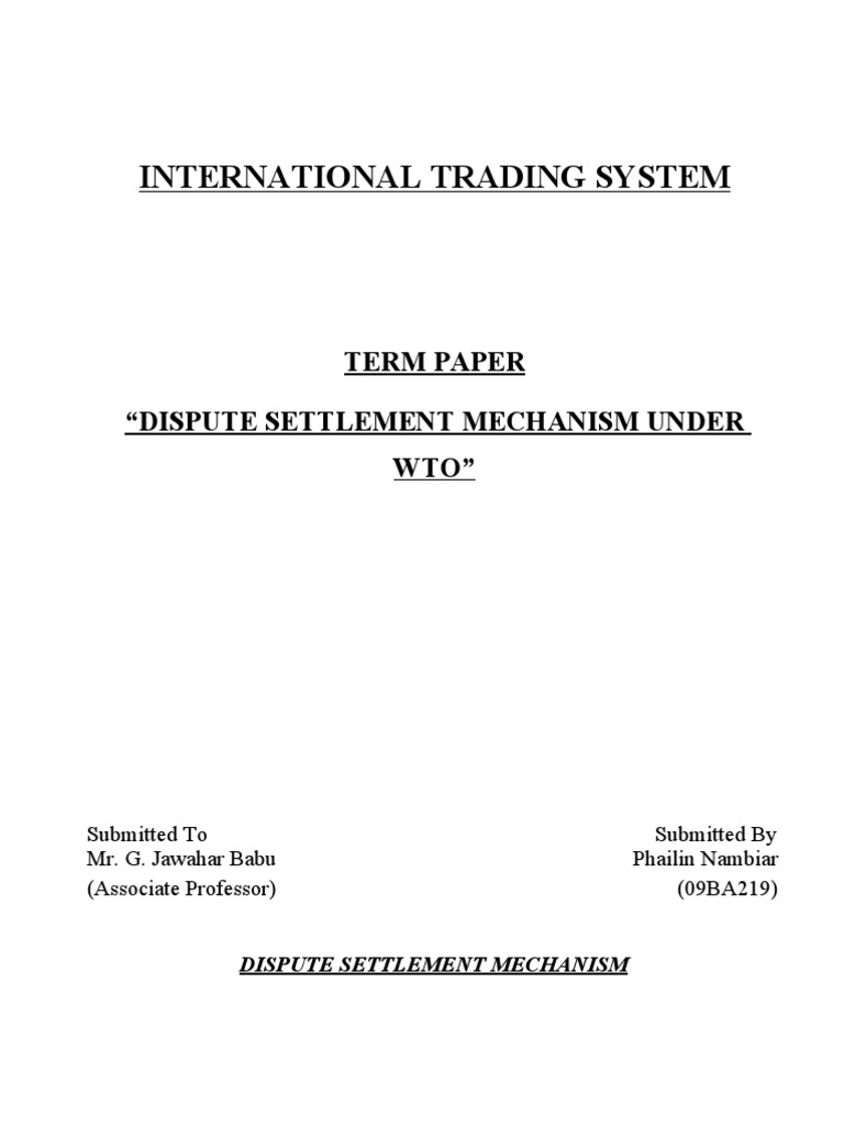 International Trading System | Download Free PDF | International Trade ...