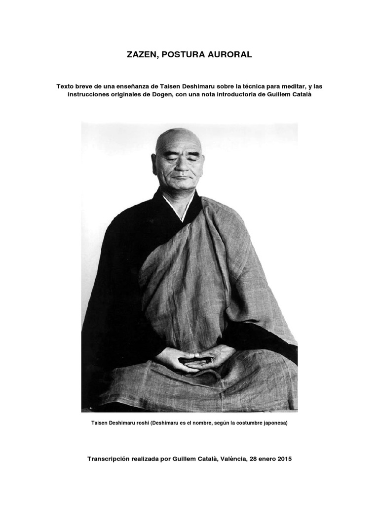 Zazen Postura Auroral | PDF | zen | Meditación