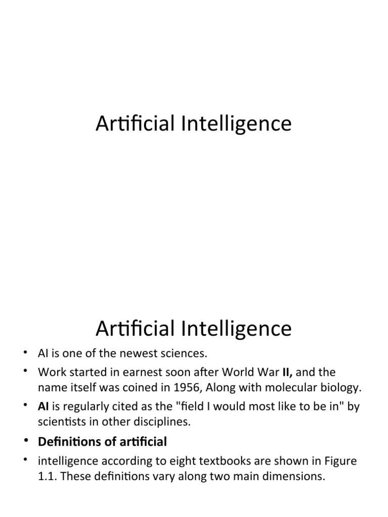 Artificial - Intelegence-1 - Autosaved | PDF | Artificial Intelligence | Intelligence (AI ...