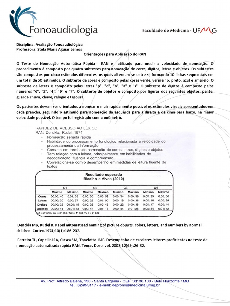 Orientações e Resultados RAN | PDF