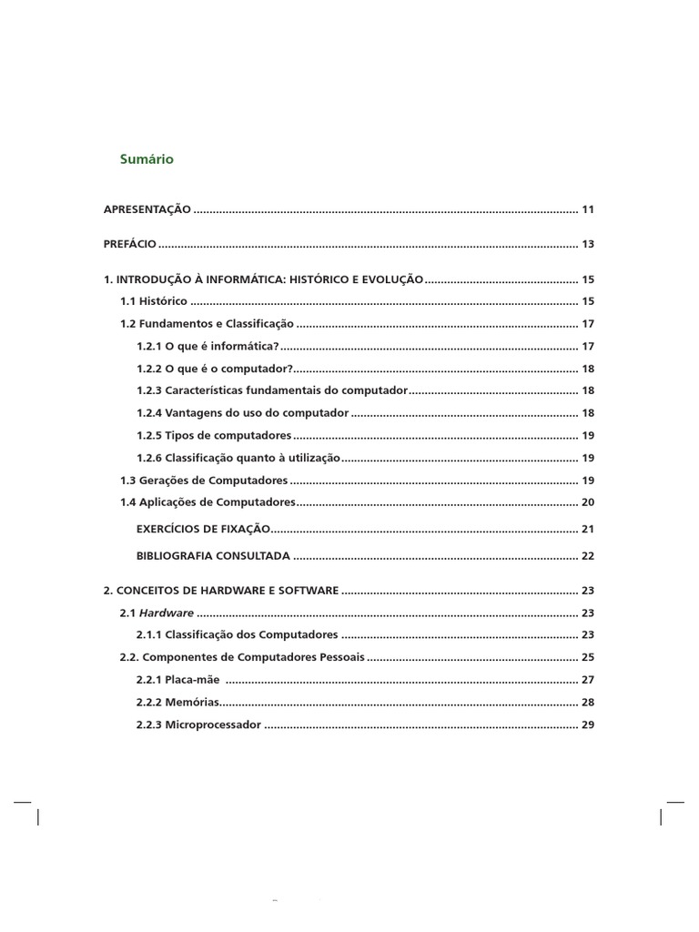 Inform Á Tica | PDF | Microprocessador | Armazenamento de dados de ...