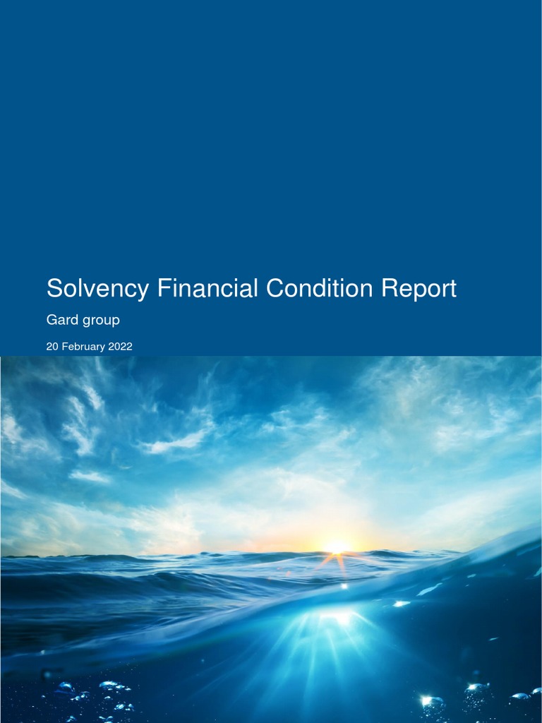 Gard Marine & Energy Insurance (Europe) AS (Gard M&E Europe) SFCR 31-12-2021 PDF | PDF ...