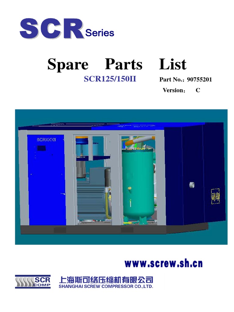 Spare Parts - SCR 125-150II (C) | PDF | Valve | Pipe (Fluid Conveyance)