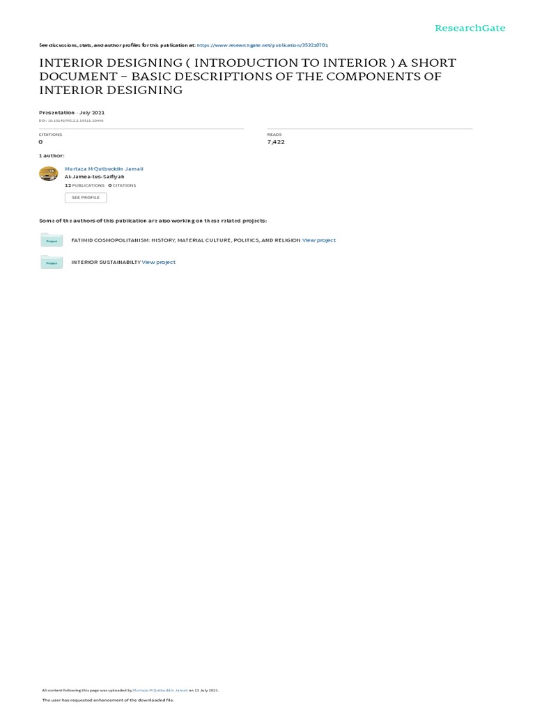 Introduction to Interior Design Basics | PDF | Window | Stairs